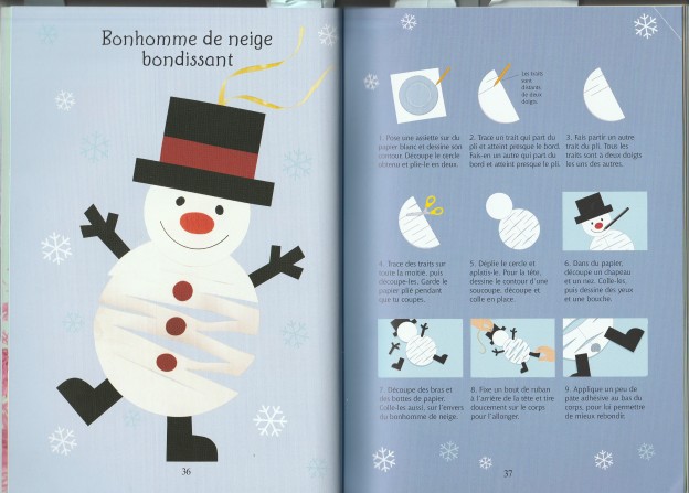 DIY Spécial Noël : sapin design et Bonhomme de neige sautillant