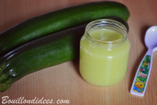 Les premiers repas de bébé à la courgette - Bouillon d'idées