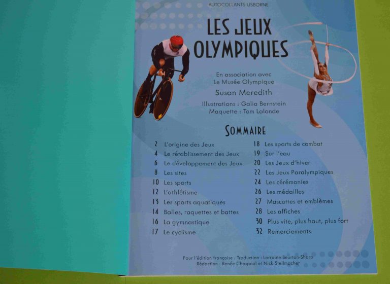 Nos idées Lecture, spécial Jeux Olympiques - Bouillon d'idées